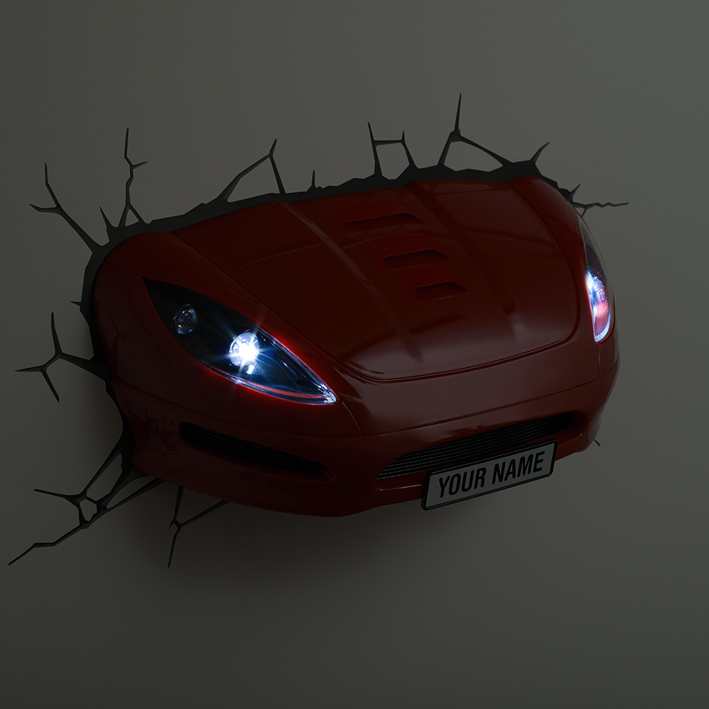 3D FX Red Sports Car