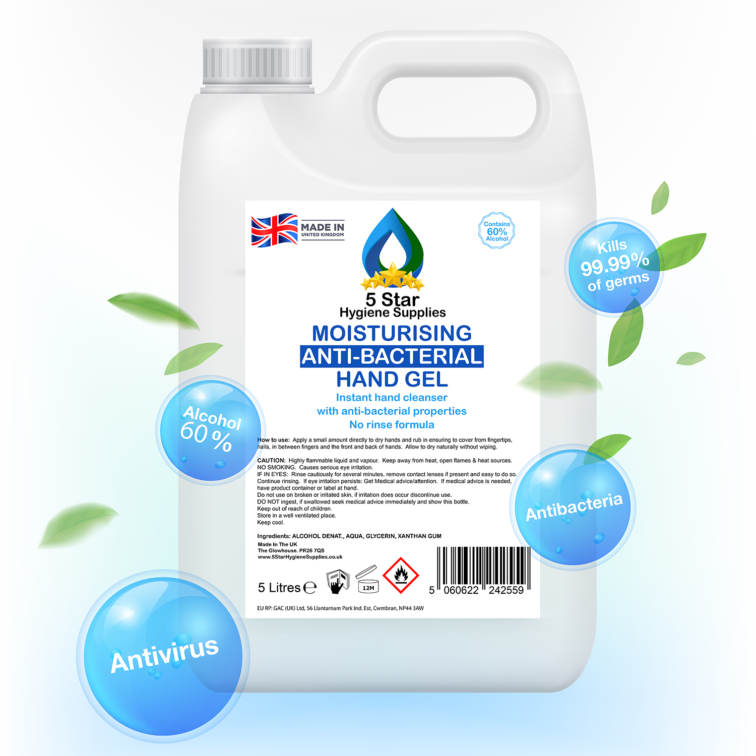 Hand Sanitiser 5 Litre