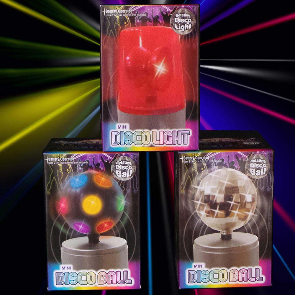 Mini Disco Lights 3 Per Set